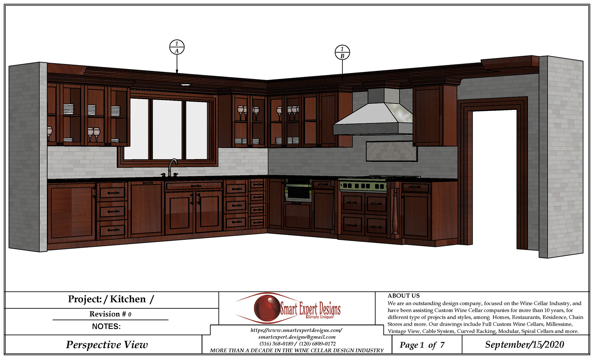 Kitchen Perspective View